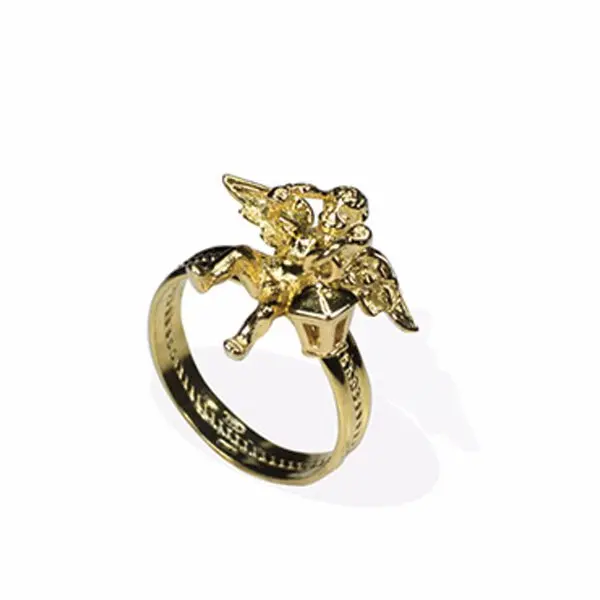 VINTOUCH ITALY Cherubino Band Ring - Gold