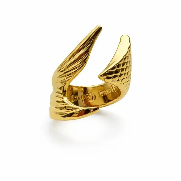 JAGGED HALO JEWELRY Mermaid Statement Ring - Gold