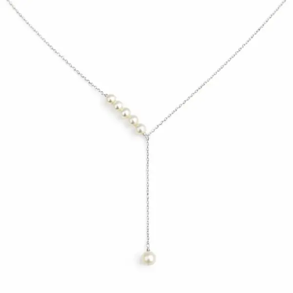 PEARL CODE Constellation Chain Necklace With Pearl Pendant