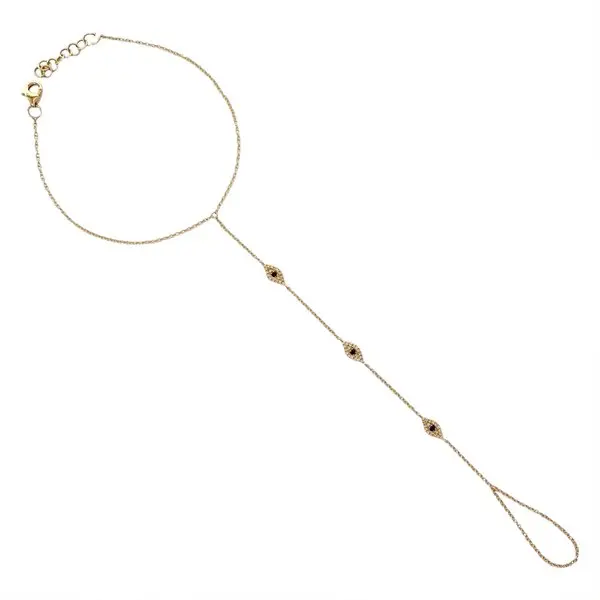 NESHI DESIGNS Eden Hand Chain - Gold