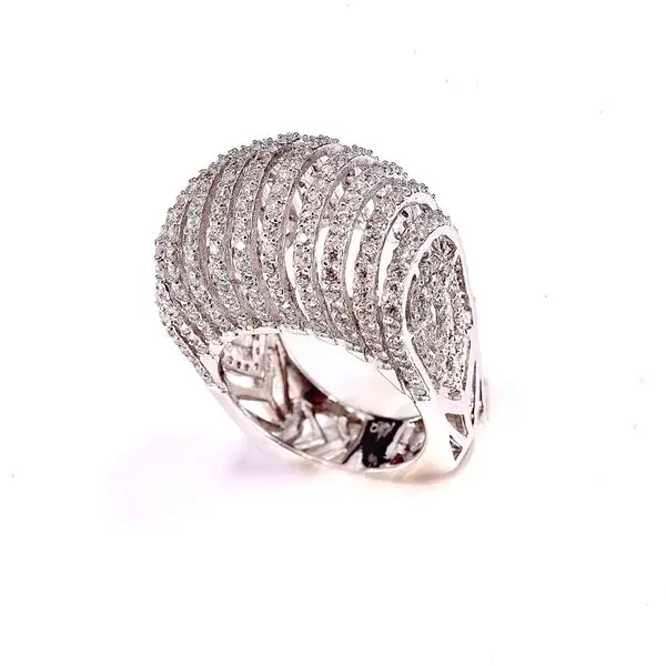 MINERALGEMS ✩ STUDIO Gallery Ring With Cubic Zirconia