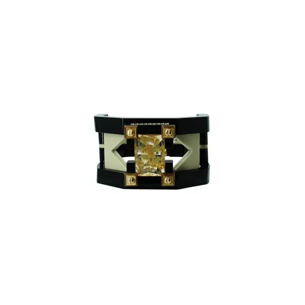 GISSA BICALHO Rectangular Stone Bracelet - Yellow