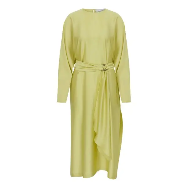 NAZLI CEREN Ramel Satin Dress