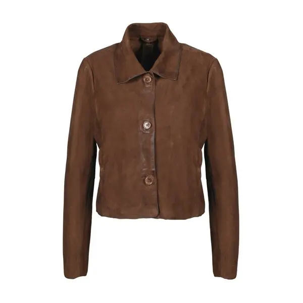 FREAKY NATION Goat Suede Vintage Leather Jacket