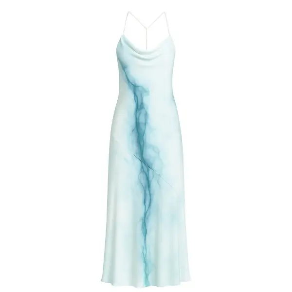 BY NOA RAWITZ Hand-painted Silk Maxi Dress