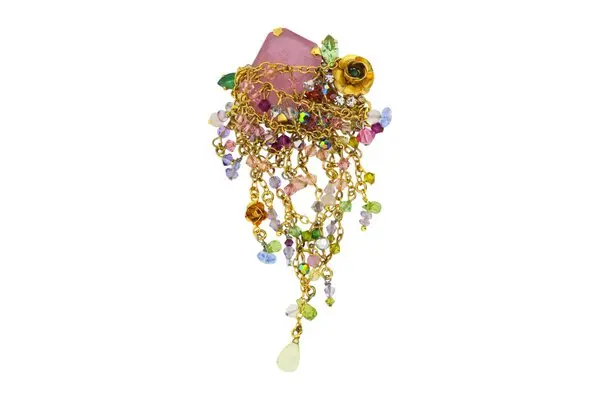 VICKISARGE Memories Brooch - Gold