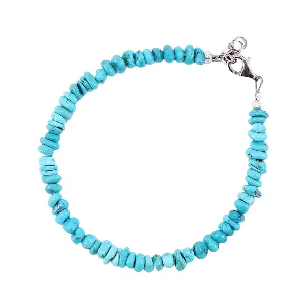 MINERALGEMS ✩ STUDIO Raw Turquoise Nugget Bracelet - Blue