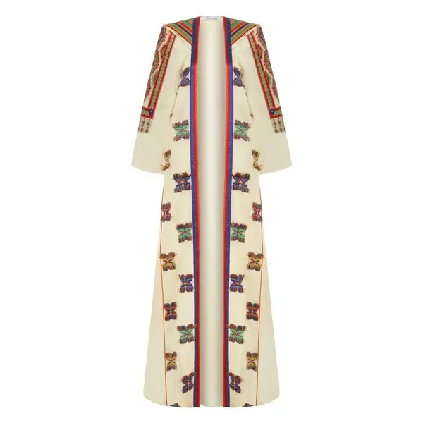 SAINT ONES Liora Maxi Kimono - White