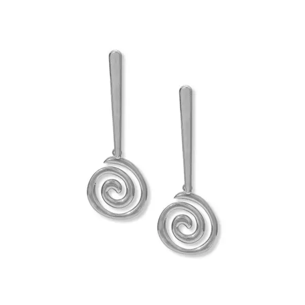 A WEATHERED PENNY Astrid Swirl Stud Earrings