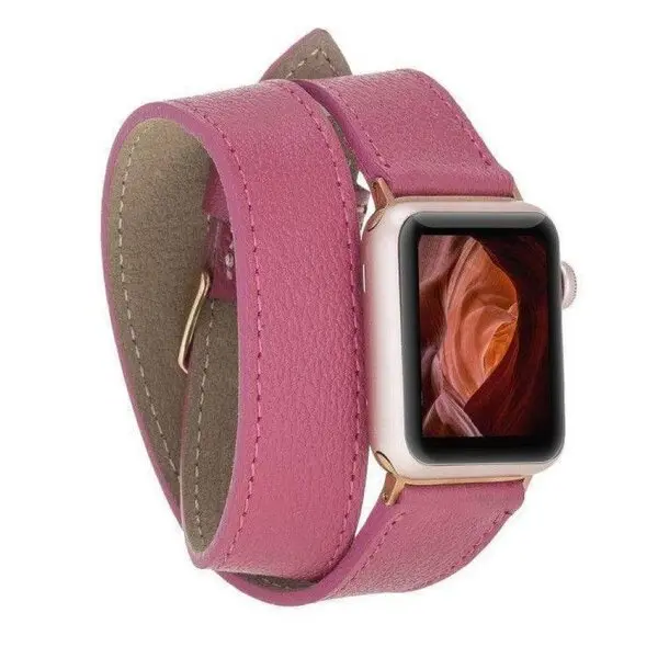 LEATHERE Apple Watch Leather Band - Pink