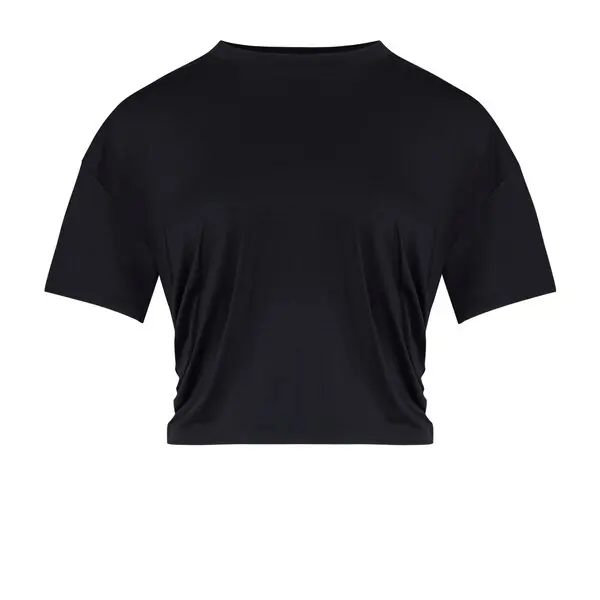 PCFG Free Heaven Crop Draped T-shirt