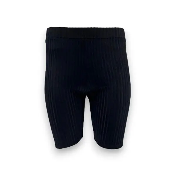 MONZLAPUR NEW YORK Velvet Stripe Biker Short
