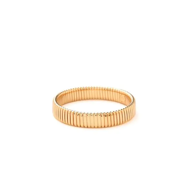 RETRO CHIC Wide Gladiator Bangle - Gold