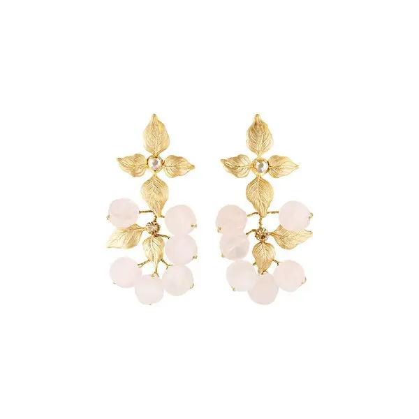 STEPHANIE BROWNE AUSTRALIA Siam In Rose Earrings - Gold
