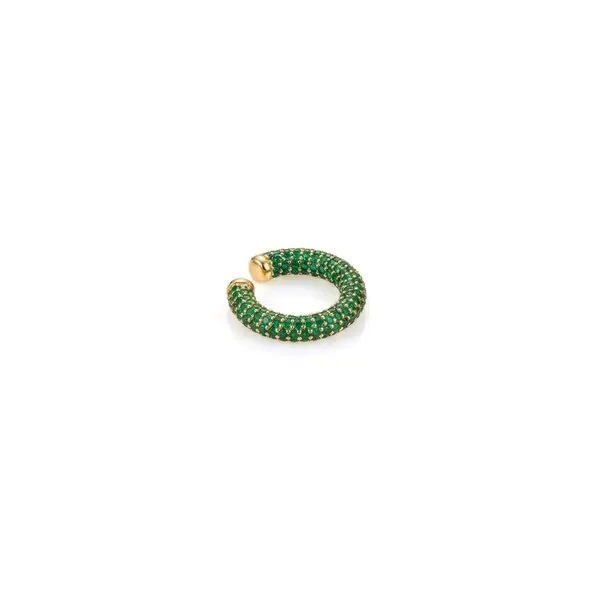 JAREDJAMIN Elara Ear Cuff - Green