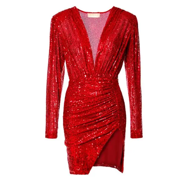 AGGI BY HALEWSKI Lilou Brilliant Ryby Sequin Mini Dress