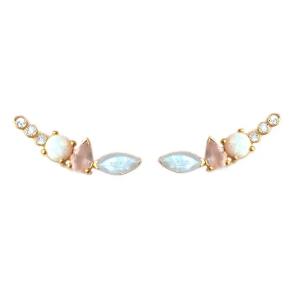 LA KAISER Wing Climber Earring - Gold