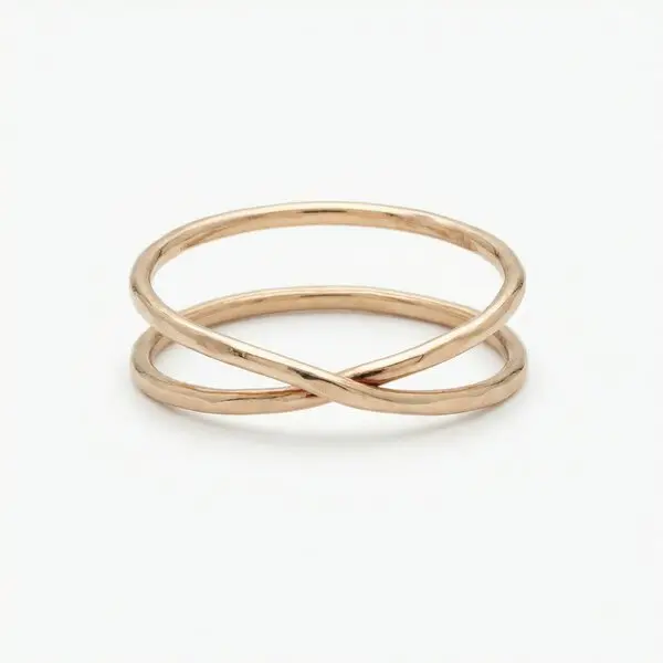 MELT'M JEWELRY Criss Cross Ring - Gold