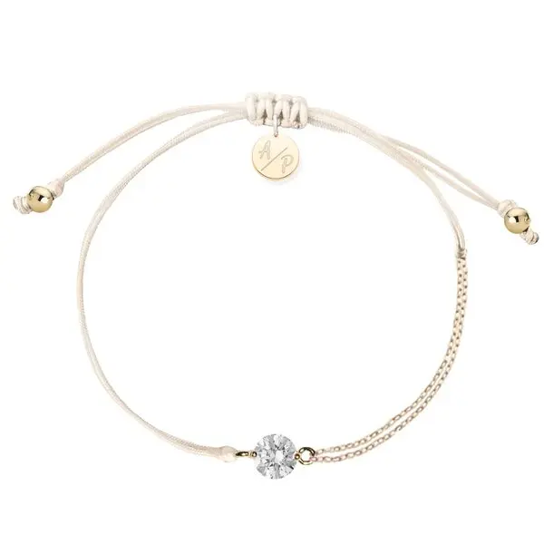 ADRIANA PAPPAS DESIGNS Cz Solitaire Bracelet - White