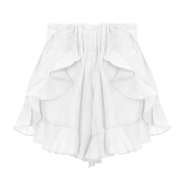 UNDERFLIRTY Flirty Linen Shorts - White
