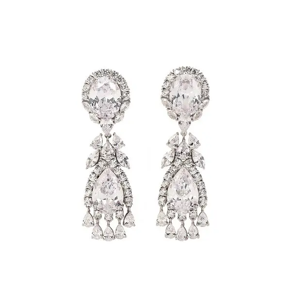STEPHANIE BROWNE AUSTRALIA Liz Dangle Earrings - Silver