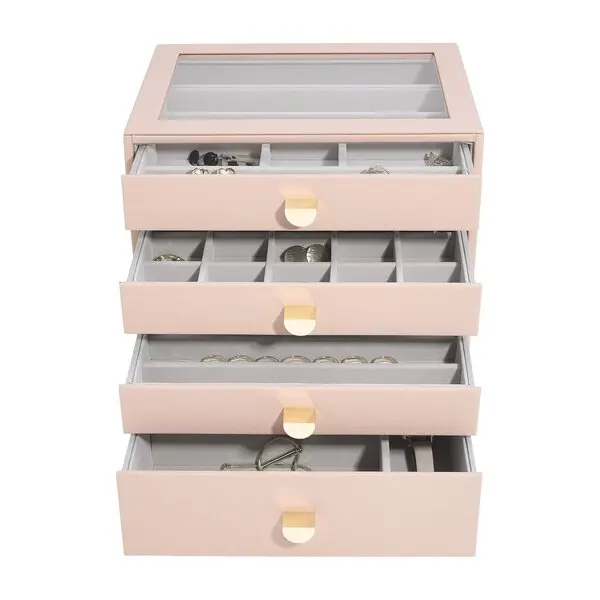 STACKERS Classic Blush Set Of Four Drawers - Pink