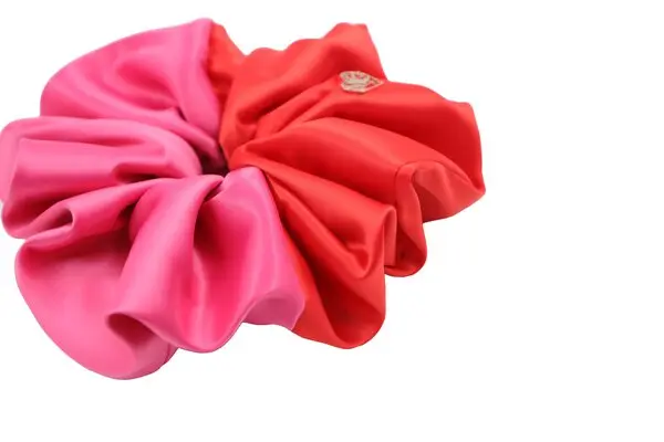 MISS CICCONI Isabella Oversized Scrunchie - Red