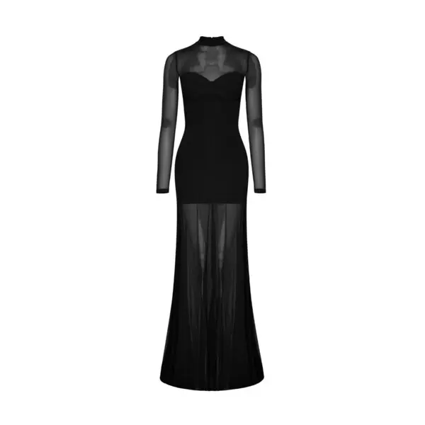 OW Kya Mesh Maxi Dress