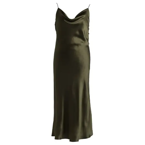 Mionè Midi Slip Dress - Green
