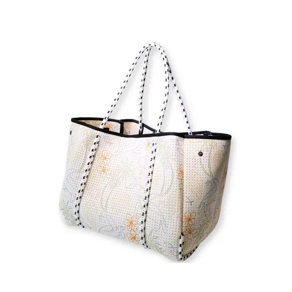 POP UPS BRAND Guy Harvey X Popups Brand Everyday Tropical Turtle Tote - White