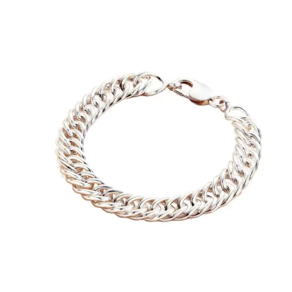 POSH TOTTY DESIGNS Round Link Curb Chain Bracelet - Silver