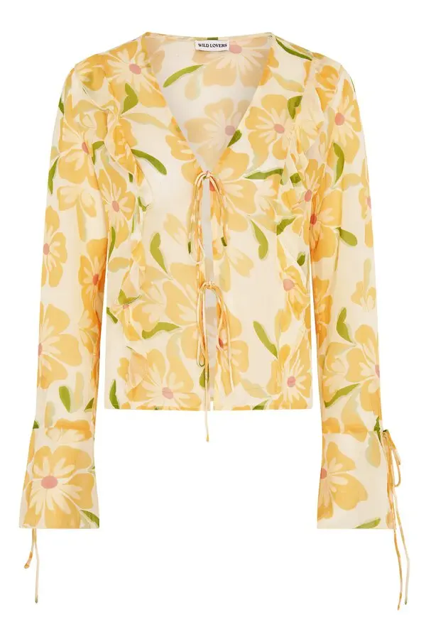 WILD LOVERS LONDON Sundance Blouse - Yellow