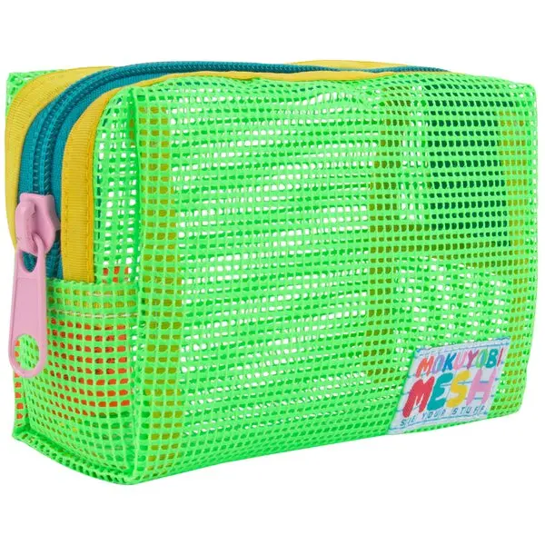MOKUYOBI Slime Mesh Zip Pouch - Green