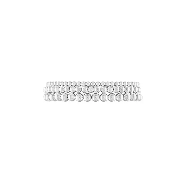 OLIVIA LE Sterling Trio Stack Bracelet Set - Silver