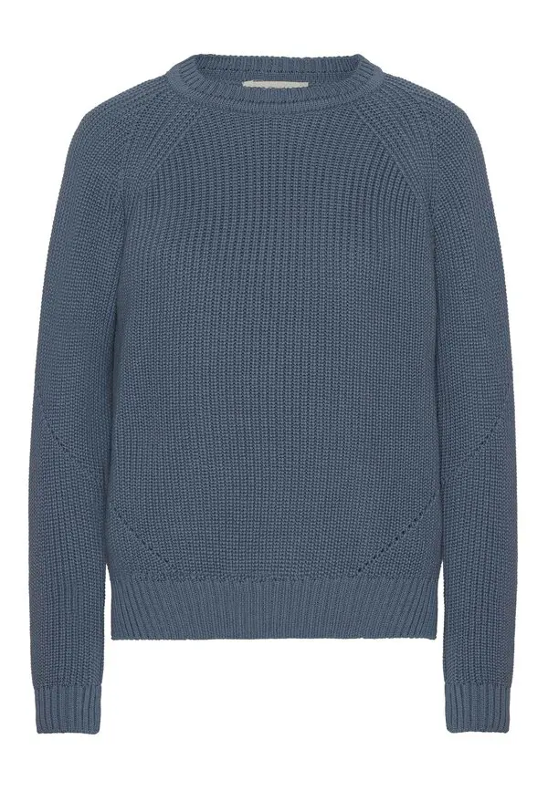 GROBUND Sally Knit Blouse - Blue