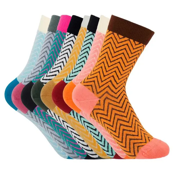 PEPER HAROW - MADE IN ENGLAND Zigzag Socks Bundle - Purple