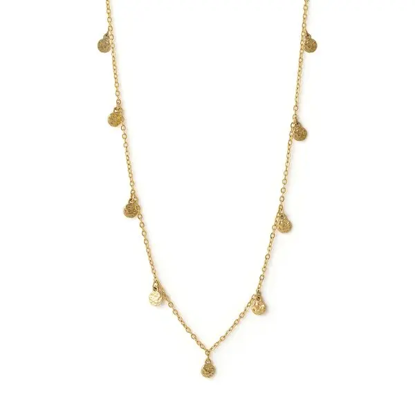 ARMS OF EVE Zahara Charm Necklace - Gold