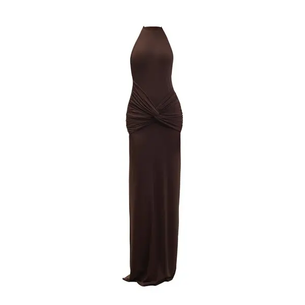 MARROMA Aura Drape Maxi Dress