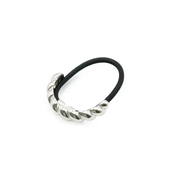 MISS CECILIA Celine Hair Tie - Silver