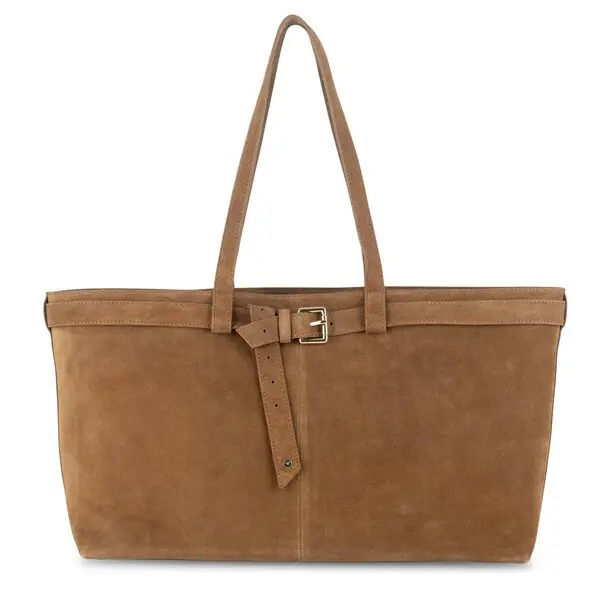 APATCHY LONDON Esme Suede Bag - Brown
