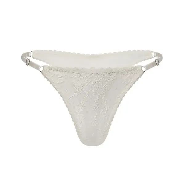 DARILY UNDERWEAR Adjustable Strings Panties Ombre - White