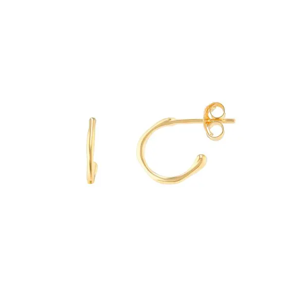 AUREE JEWELLERY Hampton Vermeil Hoop Earrings - Gold
