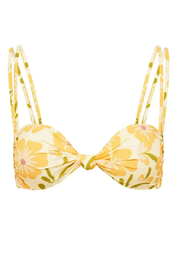 WILD LOVERS LONDON Sundance Bikini Top - Yellow