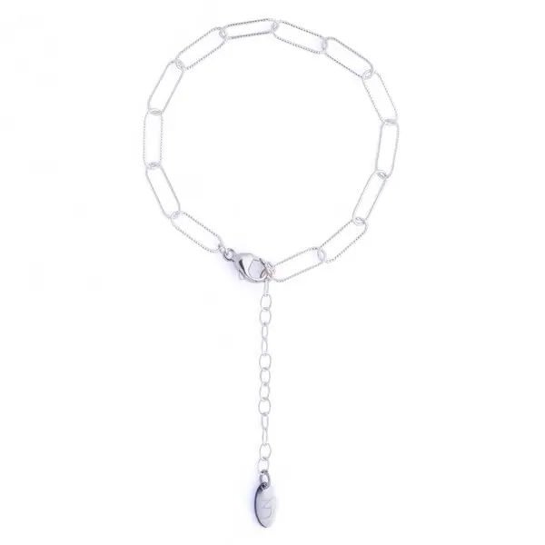 N'DAMUS LONDON Hatton Safe Sterling Chain Bracelet - Silver