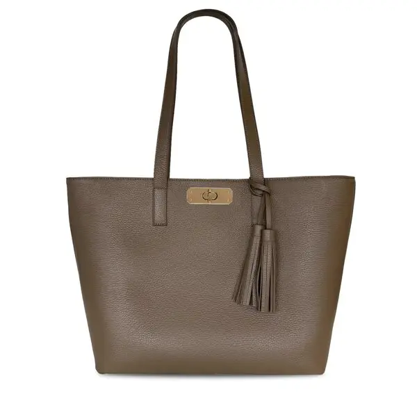APATCHY LONDON Leather Tote Bag - Brown