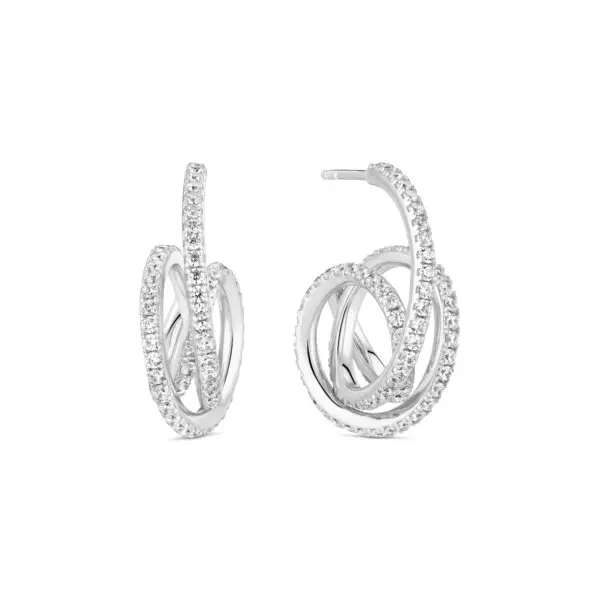 SIF JAKOBS JEWELLERY Spirale Piccolo Earrings - Silver