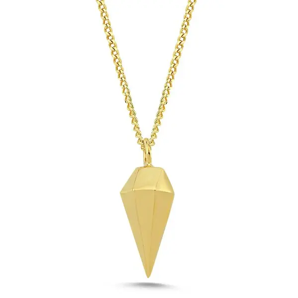 Mishka Urban Wilds Octagonal Pendant Necklace - Gold