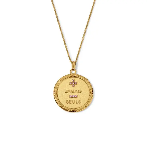 DÉCLARER Jamais Seuls Pendant Vermeil Necklace - Gold