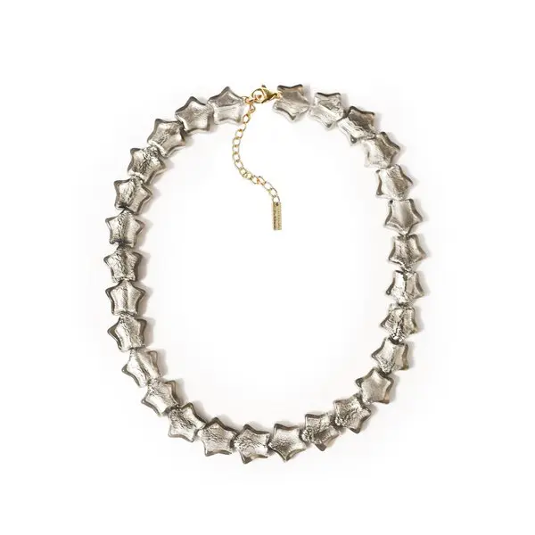 ADRIANA PAPPAS DESIGNS Silver Skies Necklace - Grey