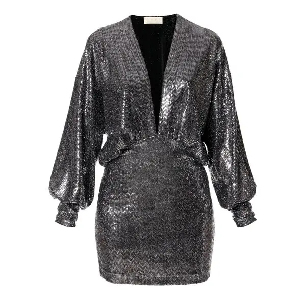 AGGI BY HALEWSKI Sequin Mini Dress